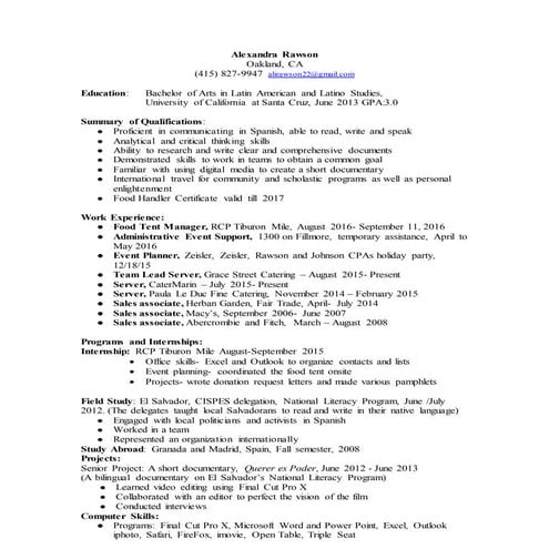 AlexandraRawsonresume-doc | DOCX
