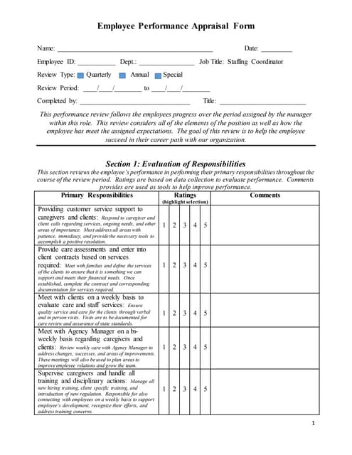 Professional development evaluation form | PDF