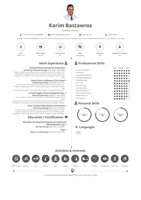 Mohamed Ibrahim Resume EN photo | PDF