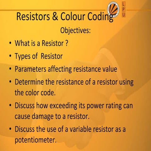 Resistor and its types | PPTX