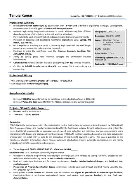 Resume' of Michael A Cafferky | PDF