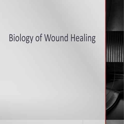 Biology of Wound Healing | PPTX