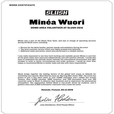 work_certificate | PDF