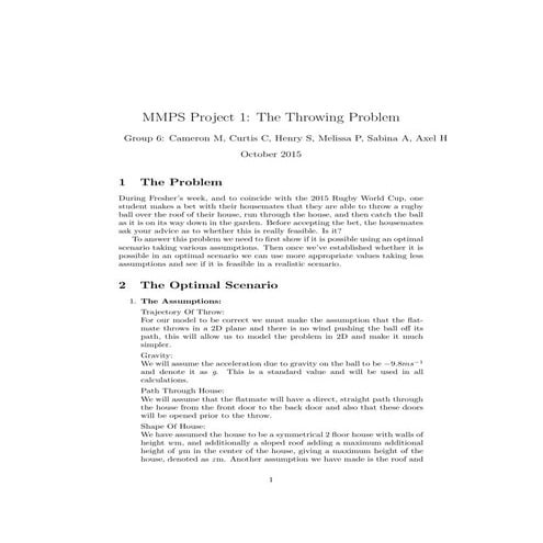 MMPS_Project_1 final | PDF