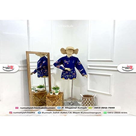 Baju Batik Model Janggan by Rumah Jahit Azka | PDF