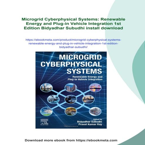 Microgrid Cyberphysical Systems: Renewable Energy and Plug-in Vehicle Integration 1st Edition ...