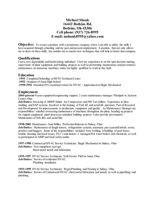 Michael-Owens resume 2016 | PDF