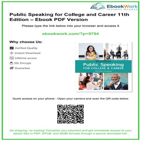 Comprehensive Guide to Public Speaking for College and Career Success | PDF