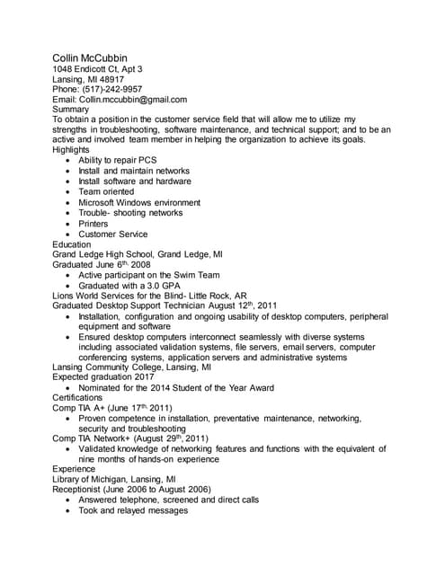 Kliewer Curriculum Vitae | PDF