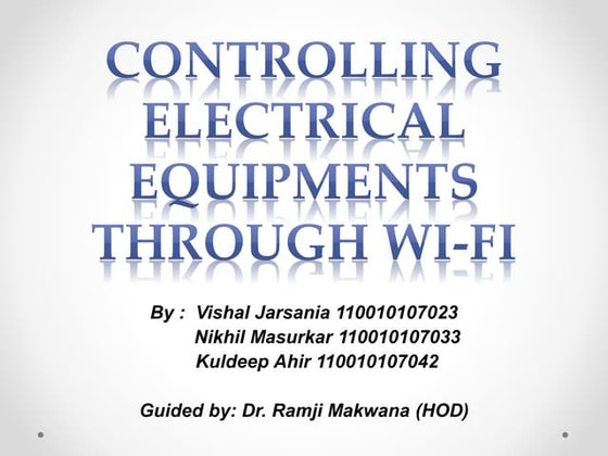 Bluetooth Based Home Automation Using Arduino Uno Ppt