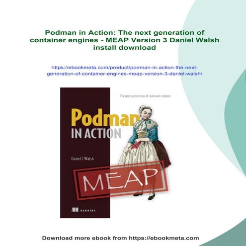 Podman in Action: The next generation of container engines - MEAP ...