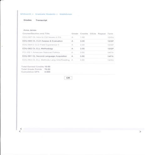 ELL Transcript | PDF