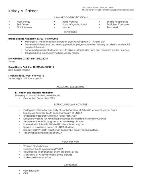 Shelby Privett Resume | DOC
