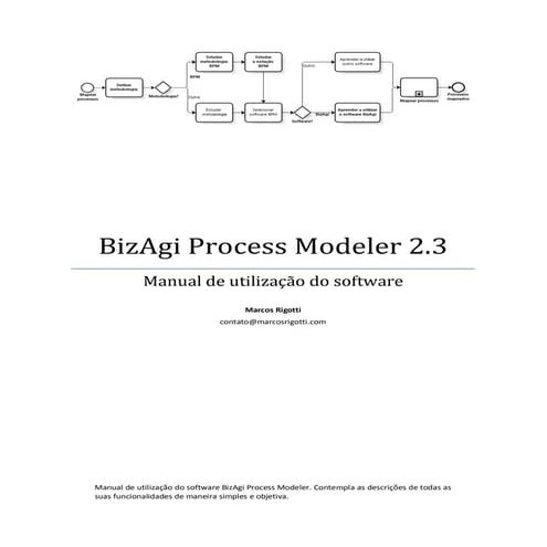 Como usar o bizagi | PDF