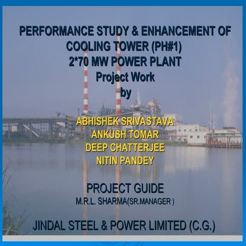 57820814 Cooling Towersdesign Project Ppt