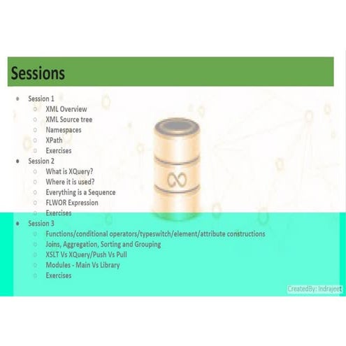 Xquery Course Topics Pdf
