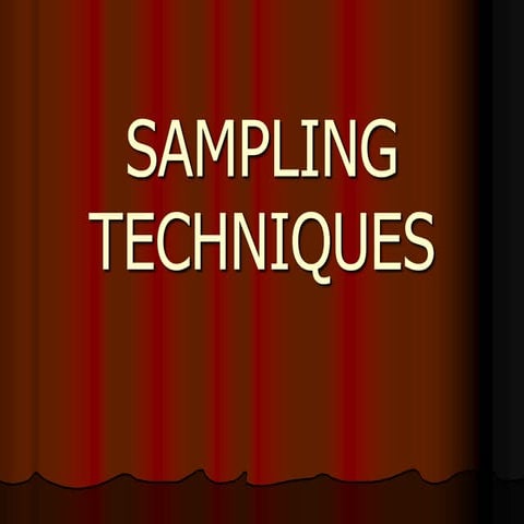 Sampling in legal research methodododododdododo | PPTX