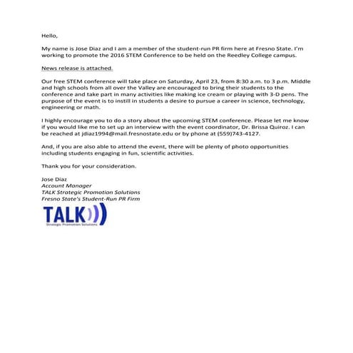 STEM Media Pitch | PDF