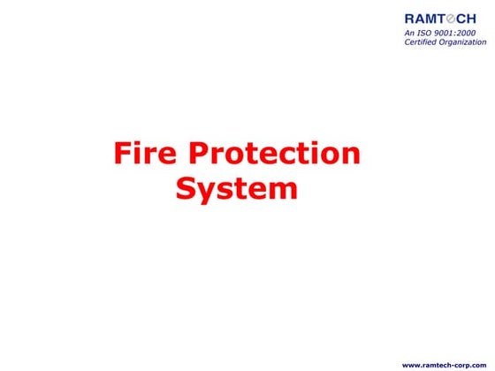 Fire protection system... | PPTX
