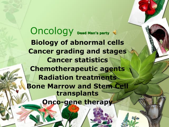 57995123 Oncology Lecture Ppt