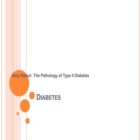 diabetes and its types | PPTX