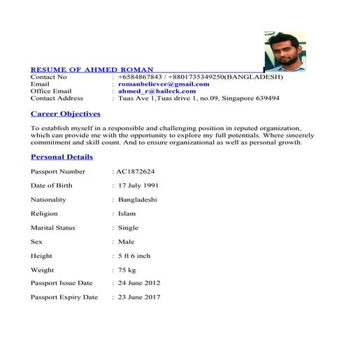 ( IBRAHIM CV ) | DOCX