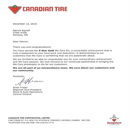 CTC Reccomendation Letter Gold | PDF