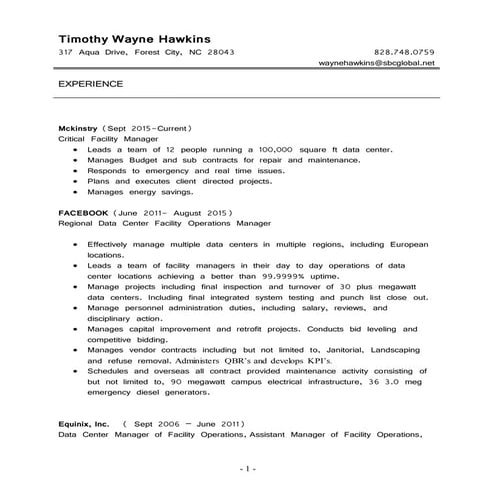 Timothy_W__Hawkins_Resume_DC_9-13-15 | DOCX | Civil Engineering ...
