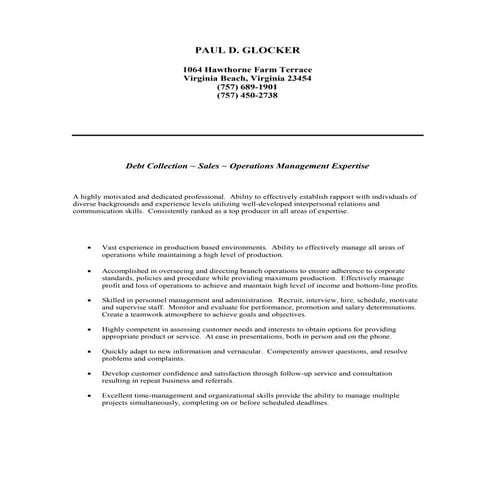 Paul Resume (1) | PDF