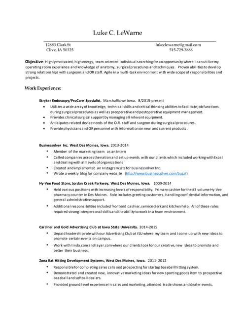 Terrence Clark Resume | PDF