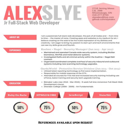 AlexSlyeJrWebDev | PDF