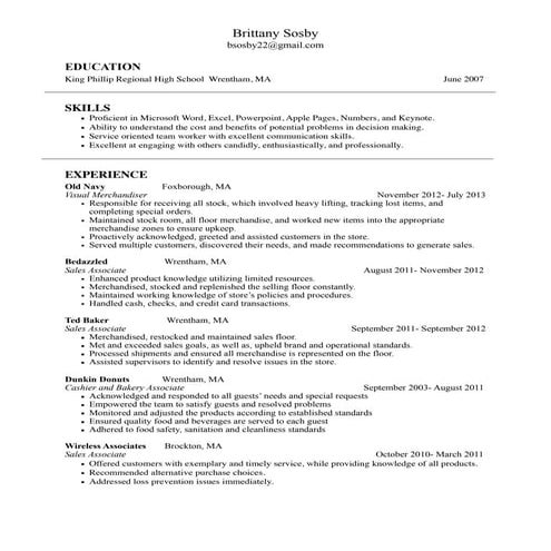 Resume | DOC