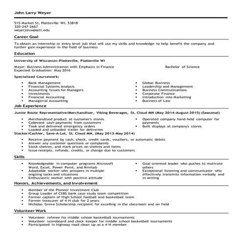 Jake Resume | DOCX