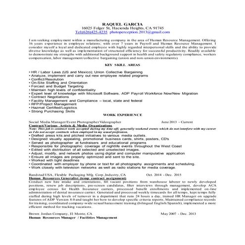 Dawn M Barnes Resume 2014 | DOC