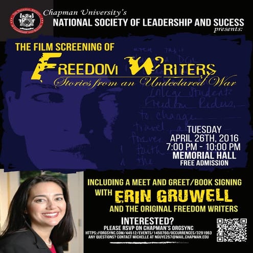 Freedom Writers Flyer Final | PDF