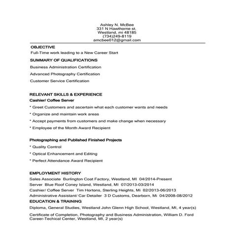 Resume-Fred Kampo 1 page 8.26.2015