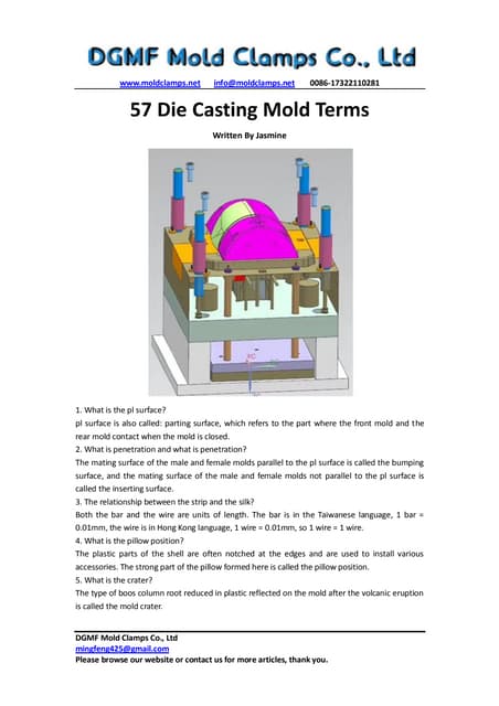 What is a mold clamp used for? | PDF