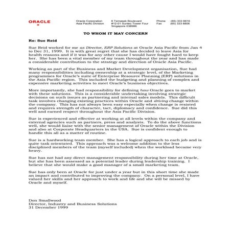 Oracle Reference | DOC