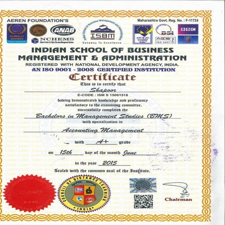 My Certificate and Mark Sheet | PDF