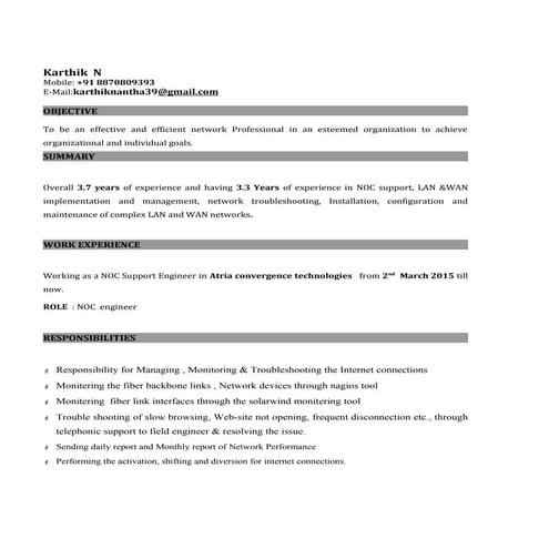 NOC__Engineer__3.3_Yrs_Experience | PDF