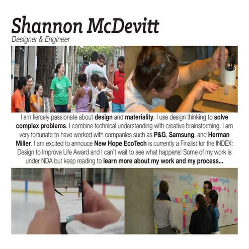 Shannon McDevitt Portfolio Full | PPT