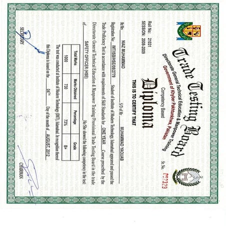 Certificates & Trainings | PDF