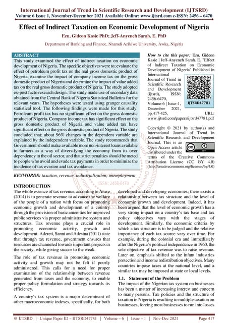 Reimagining Taxation For Economic Growth | PDF