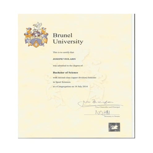 Bachelor of Science Degree Sport Sciences | PDF