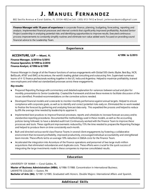 John O Mara Resume | DOC