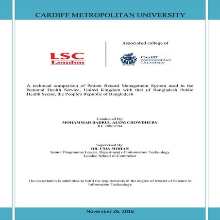 My Masters Thesis Paper | PDF