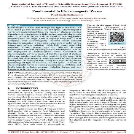 Fundamental to Electromagnetic Waves | PDF