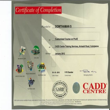 BEng_Graduation Certificate_Gowthaman | PDF