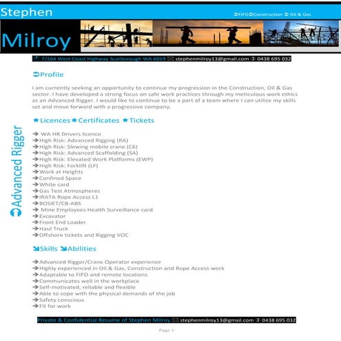 Stephen Milroy_Resume | PDF