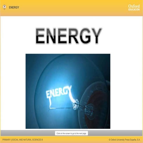 ENERGY Science 6 | PPT